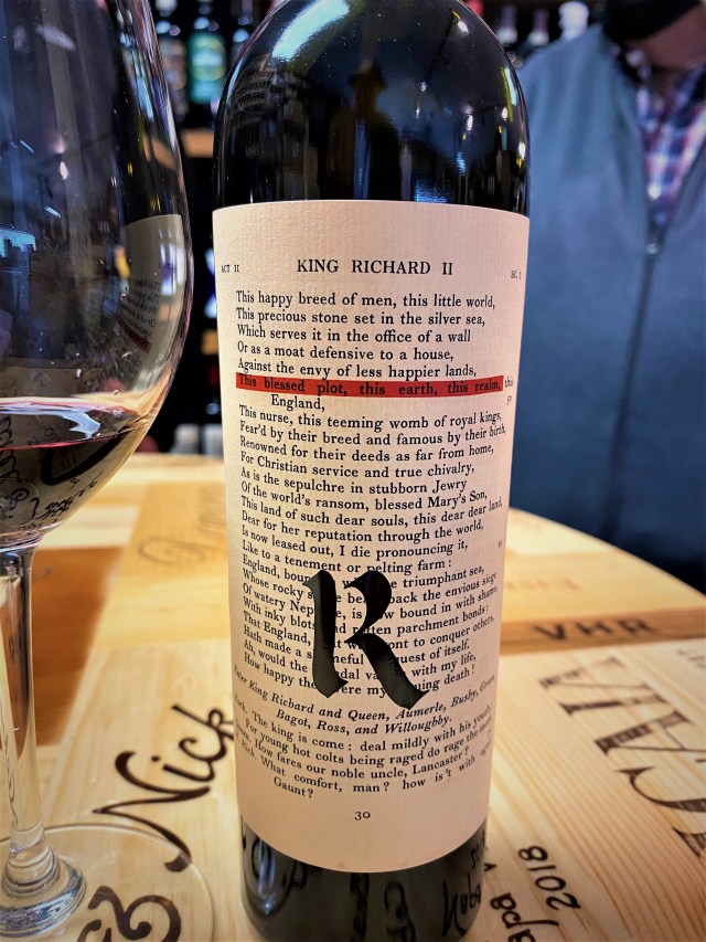 Realm Cellars “The Bard” | The Wine Raconteur